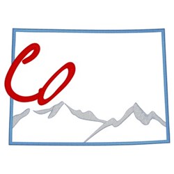 Colorado Embroidery Design | EmbroideryDesigns.com