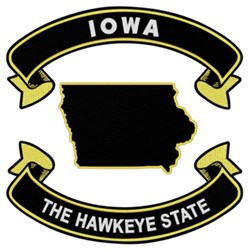 Iowa Nickname Embroidery Design | EmbroideryDesigns.com
