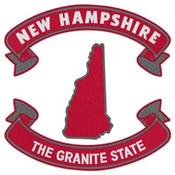 New Hampshire Nickname Embroidery Design | EmbroideryDesigns.com