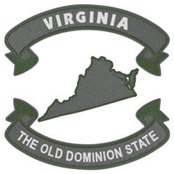 Virginia Nickname Embroidery Design | EmbroideryDesigns.com