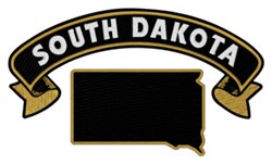 South Dakota Embroidery Design | EmbroideryDesigns.com