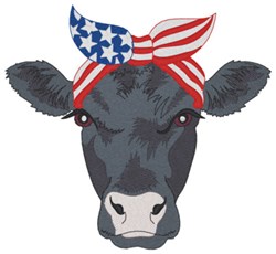 American Angus Cow Embroidery Design | EmbroideryDesigns.com
