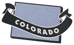 Colorado Ribbon Embroidery Design | EmbroideryDesigns.com