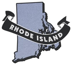Rhode Island Ribbon Embroidery Design | EmbroideryDesigns.com