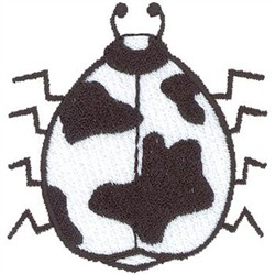 Ladybug Cow Embroidery Design | EmbroideryDesigns.com