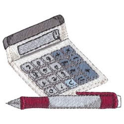 Calculator Embroidery Design | EmbroideryDesigns.com