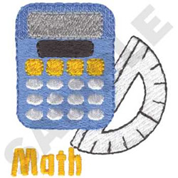 Math Embroidery Design | EmbroideryDesigns.com