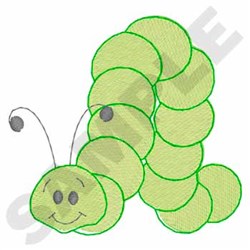 Inch Worm Embroidery Design | EmbroideryDesigns.com