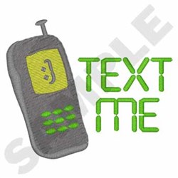 Cell Phone Embroidery Design | EmbroideryDesigns.com