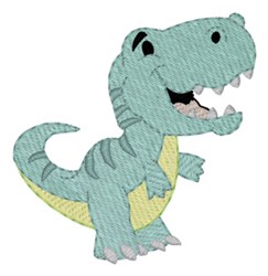 T-Rex Embroidery Design | EmbroideryDesigns.com