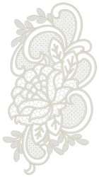 Floral Lace Embroidery Design | EmbroideryDesigns.com