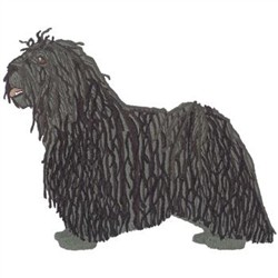 Puli Dog Embroidery Design | EmbroideryDesigns.com