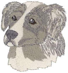 Australian Shepherd Embroidery Design | EmbroideryDesigns.com