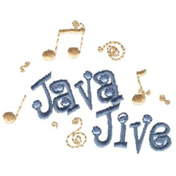 Java Jive Embroidery Design | EmbroideryDesigns.com