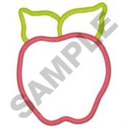 Apple Applique Embroidery Design | EmbroideryDesigns.com