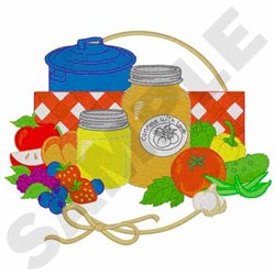 Canning Logo Embroidery Design | EmbroideryDesigns.com