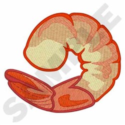 Shrimp Embroidery Design | EmbroideryDesigns.com