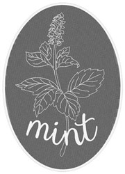 Mint Embroidery Design | EmbroideryDesigns.com
