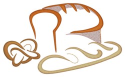 Bread Embroidery Design | EmbroideryDesigns.com