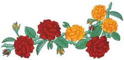 Rose Vine Embroidery Design | EmbroideryDesigns.com