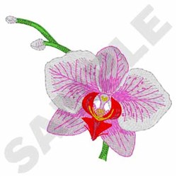 Orchid Embroidery Design | EmbroideryDesigns.com