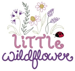 Little Wildflower Embroidery Design | EmbroideryDesigns.com