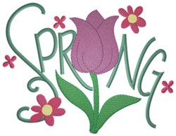 Spring Embroidery Design | EmbroideryDesigns.com