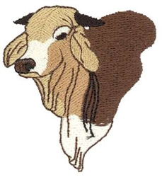 Brahman Bull Head Embroidery Design | EmbroideryDesigns.com