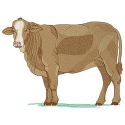 Heifer Embroidery Design | EmbroideryDesigns.com