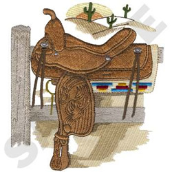 Horse Saddle Embroidery Design | EmbroideryDesigns.com