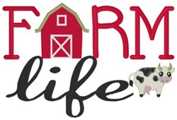Farm Life Embroidery Design | EmbroideryDesigns.com