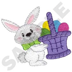 Easter Bunny Embroidery Design | EmbroideryDesigns.com
