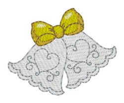 Wedding Bells Embroidery Design | EmbroideryDesigns.com