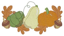 Squash Border Embroidery Design | EmbroideryDesigns.com