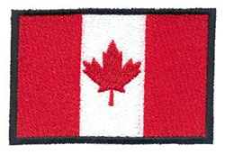 Canadian Flag Embroidery Design | EmbroideryDesigns.com