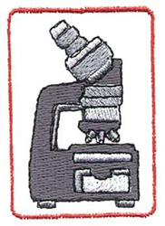 Microscope Embroidery Design | EmbroideryDesigns.com