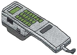 Cellular Phone Embroidery Design | EmbroideryDesigns.com