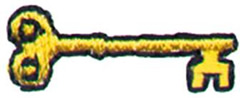 Skeleton Key Embroidery Design | EmbroideryDesigns.com