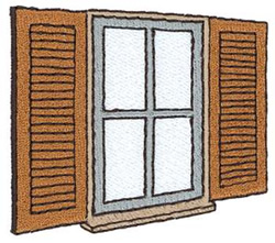 Window & Shutters Embroidery Design | EmbroideryDesigns.com