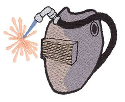 Welding Equipment Embroidery Design | EmbroideryDesigns.com