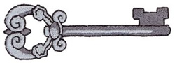 Skeleton Key Embroidery Design | EmbroideryDesigns.com