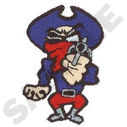 Bandit Embroidery Design | EmbroideryDesigns.com