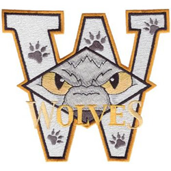 W for Wolves Embroidery Design | EmbroideryDesigns.com