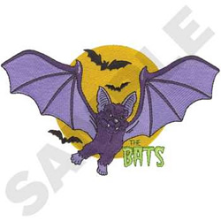 Bats Embroidery Design | EmbroideryDesigns.com