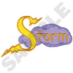 Storm Embroidery Design | EmbroideryDesigns.com