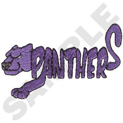 Panthers Embroidery Design | EmbroideryDesigns.com