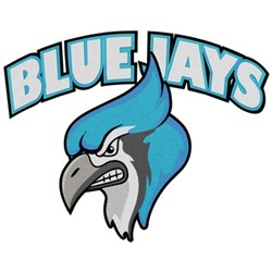 Blue Jays Embroidery Design | EmbroideryDesigns.com