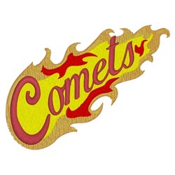 Comets Embroidery Design | EmbroideryDesigns.com