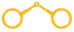 Snaffle Bit Embroidery Design | EmbroideryDesigns.com
