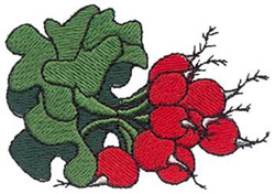Radishes Embroidery Design | EmbroideryDesigns.com